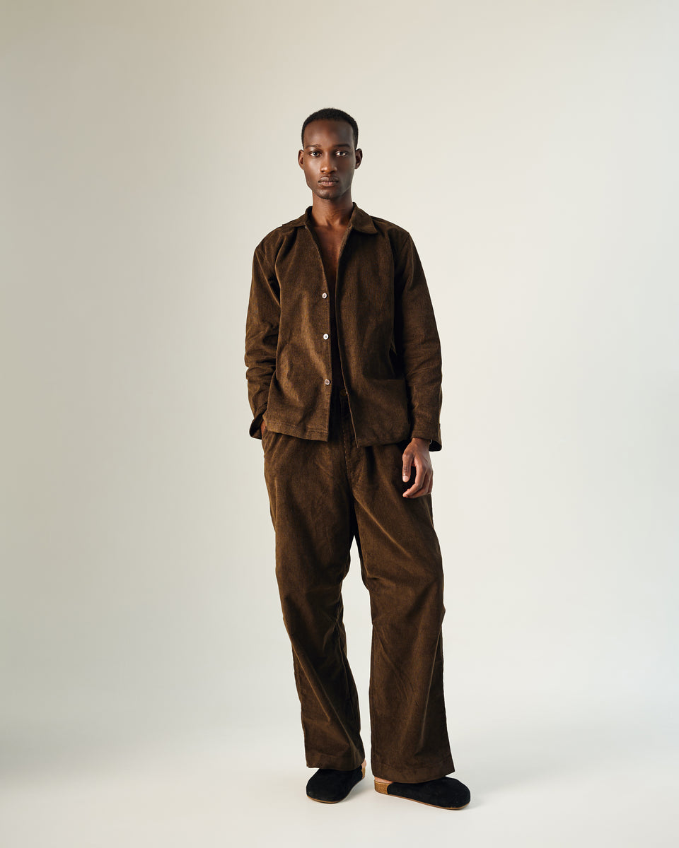 Brown Corduroy Shirt – Perlo Studios