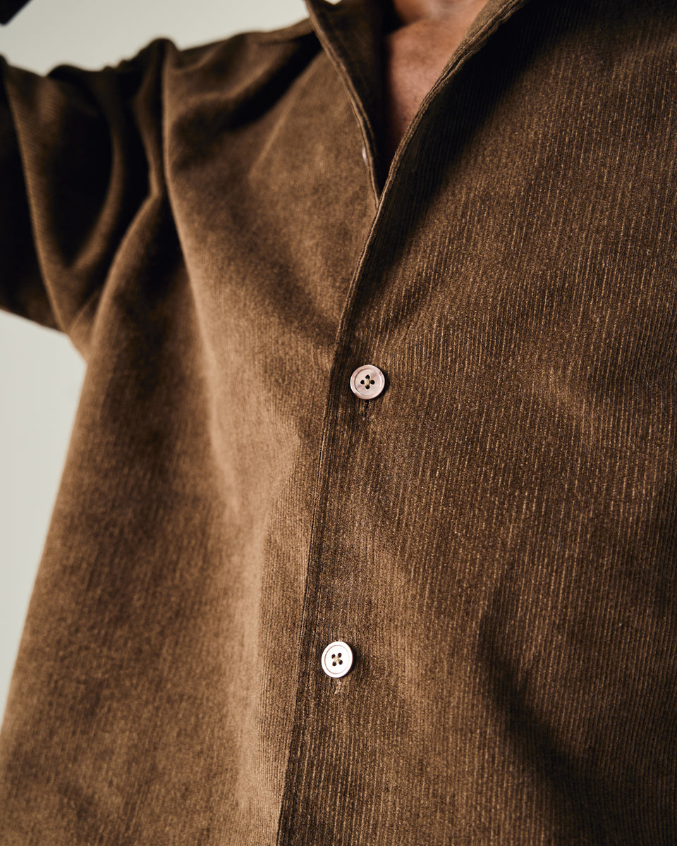Brown Corduroy Shirt – Perlo Studios